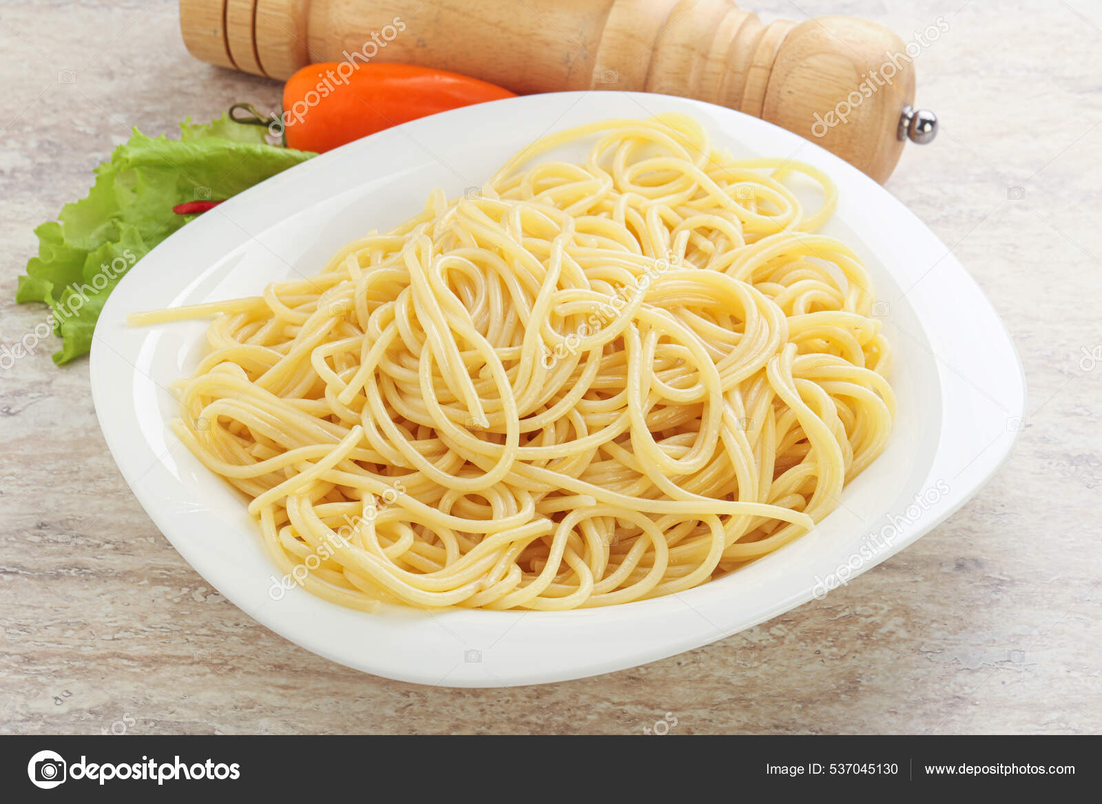 Italian Pasta Boiled Spaghetti Olive Oil — Stock Photo © AndreySt ...