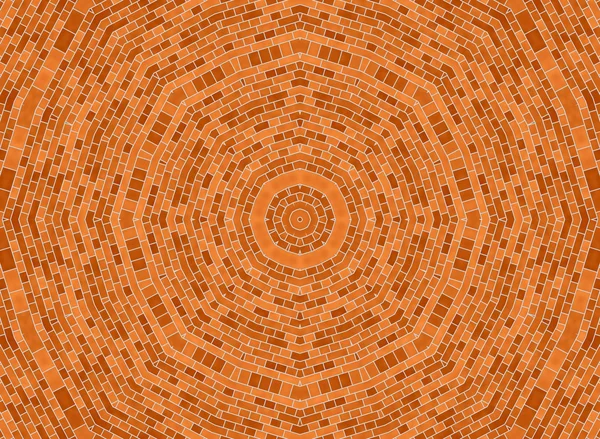 Circular brick pattern | Circular Brick Pattern — Stock Photo ...
