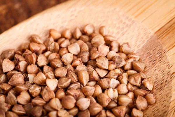 Brown buckwheat food background — Stock Photo © suslik83 #1218835