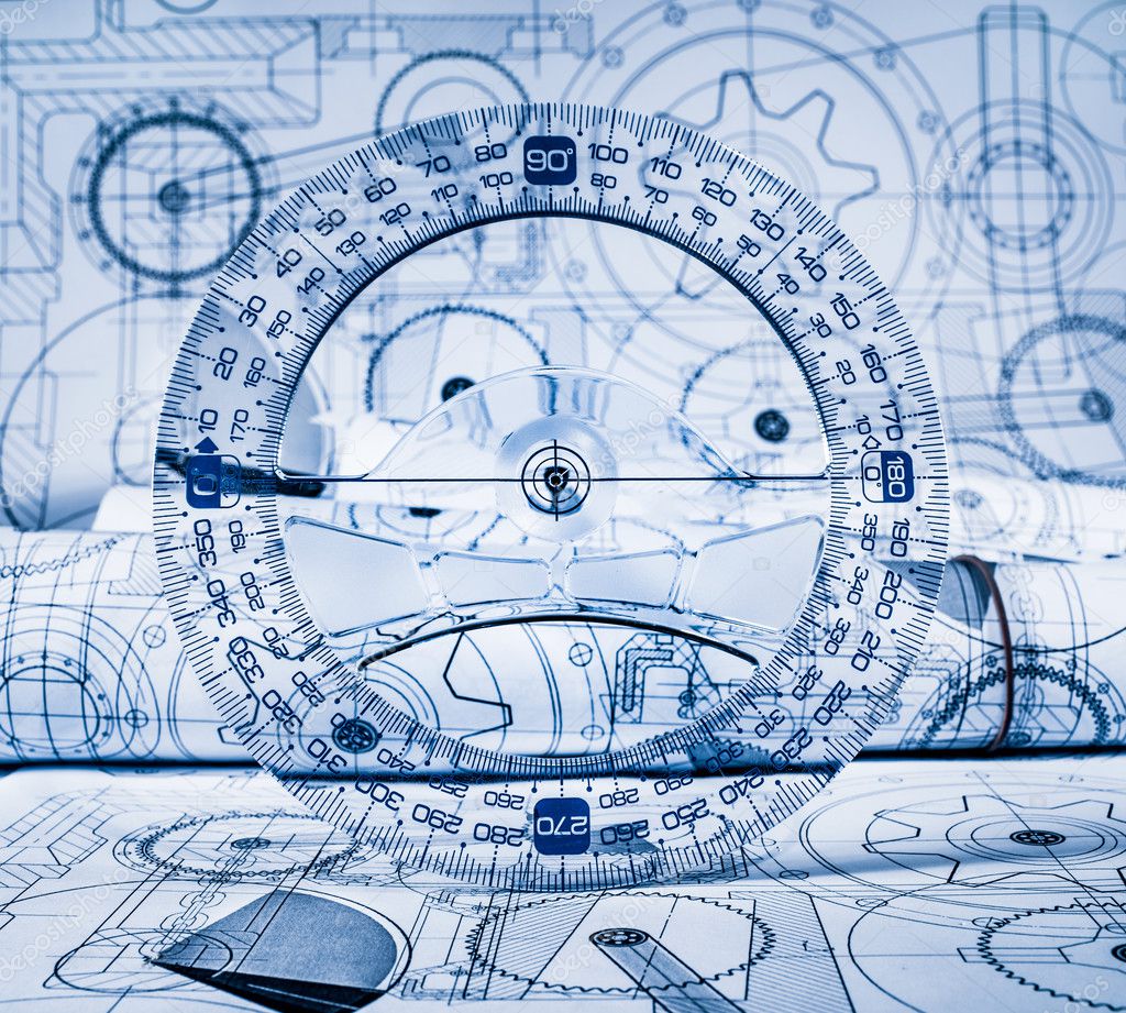 Technical drawings — Stock Photo © cookelma #23164332