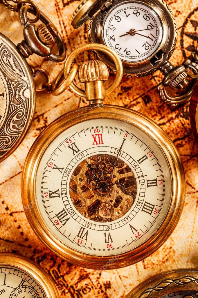 Vintage pocket watch — Stock Photo © cookelma #44972245 Vintage pocket watch — Stock Photo © cookelma #44972245