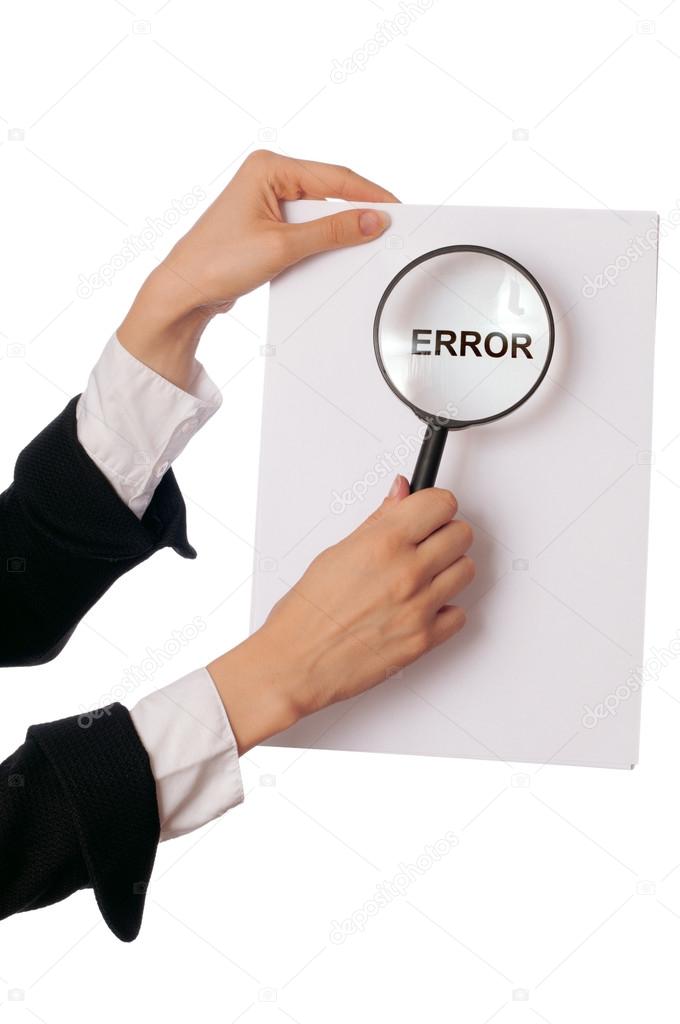 Find Error — Stock Photo © merzavka #13150244 Find Error — Stock Photo © merzavka #13150244