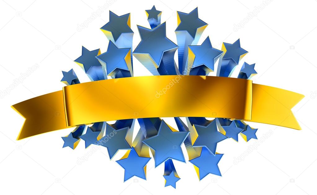 Stars emblem Stock Photo by ©merzavka 13671654