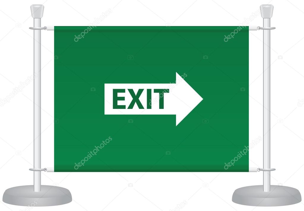 Sinal de saída Vetor de ©VIPDesignUSA 17701777