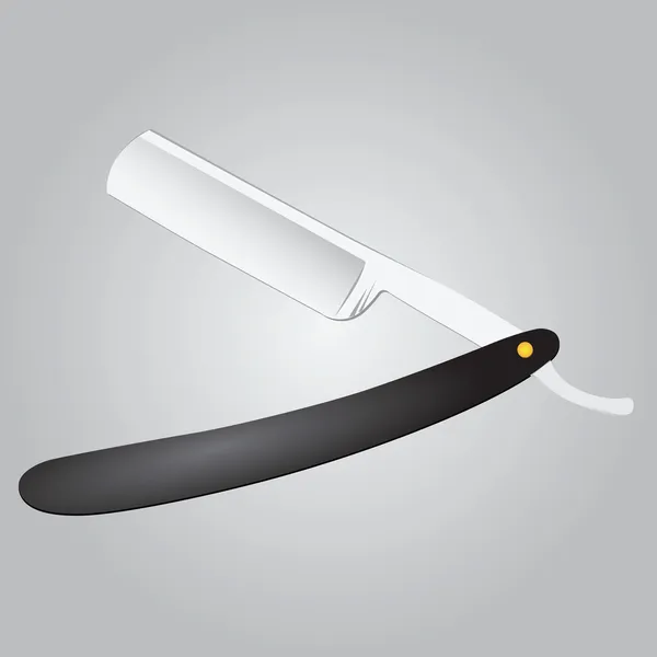 Vector antique straight razor on white background Stock Vector Image by ...