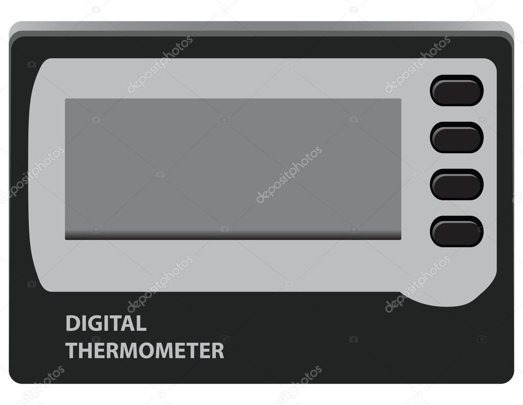 Digital thermometer Stock Vector Image by ©VIPDesignUSA #38783313