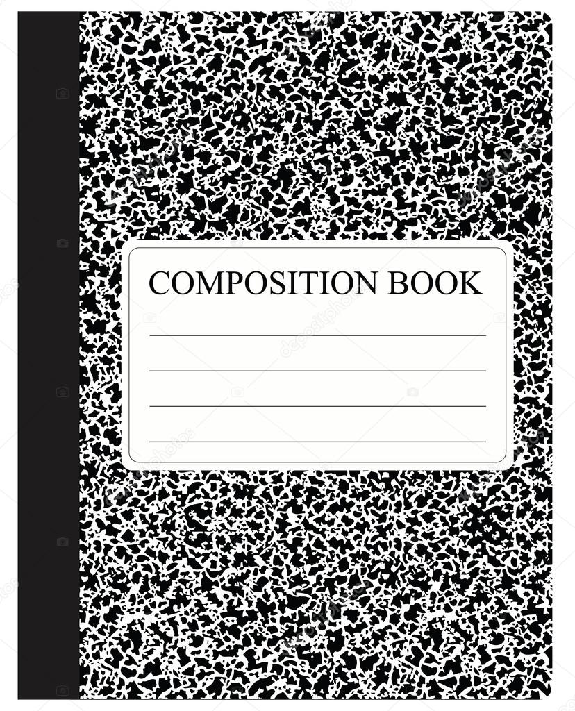 Black Composition Book Stock Vector by ©VIPDesignUSA 38983883