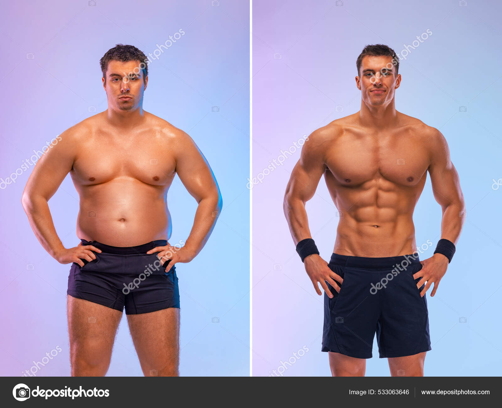 Modelo Fitness Antes E Depois