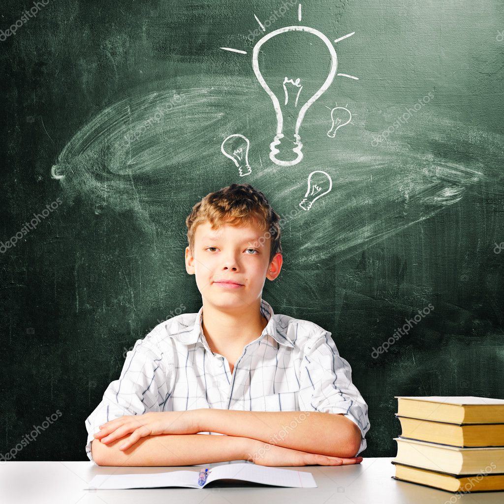 School boy Stock Photo by ©sergeypeterman 29002303