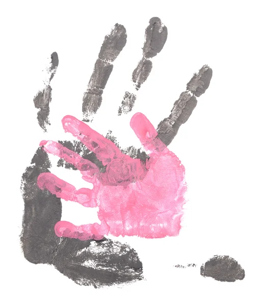 Bright colorful handprint illustration design Stock Photo by ...