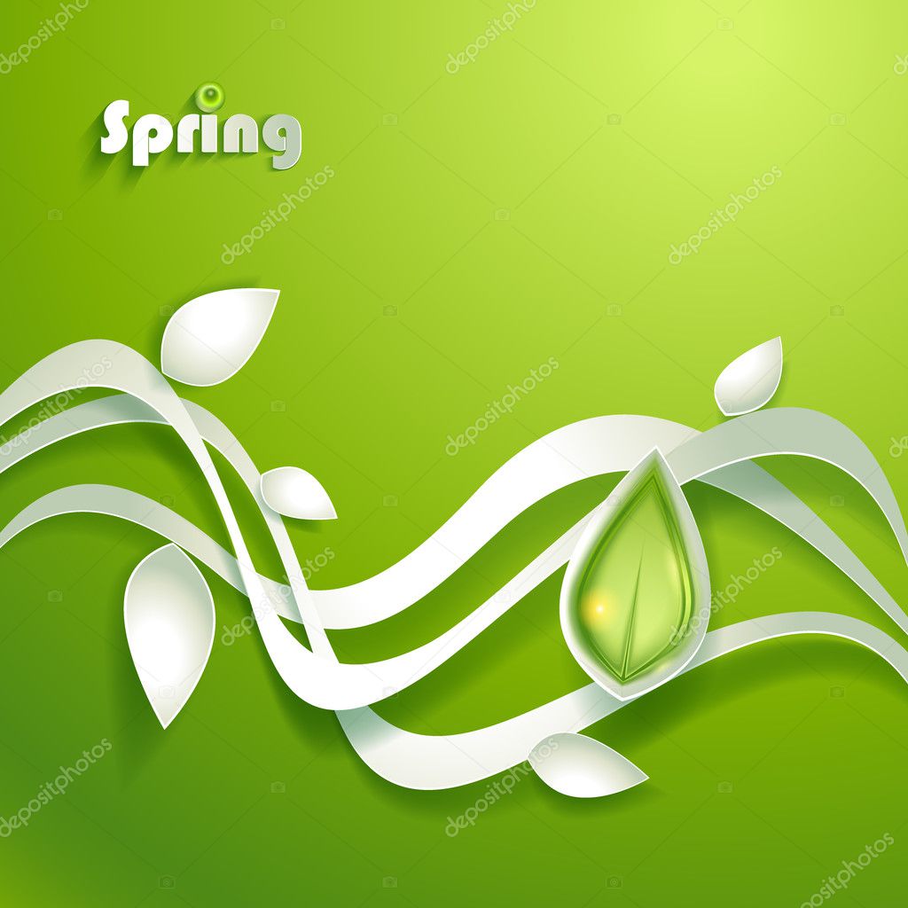 Abstract paper plants Stock Vector Image by ©Valenty #22753409