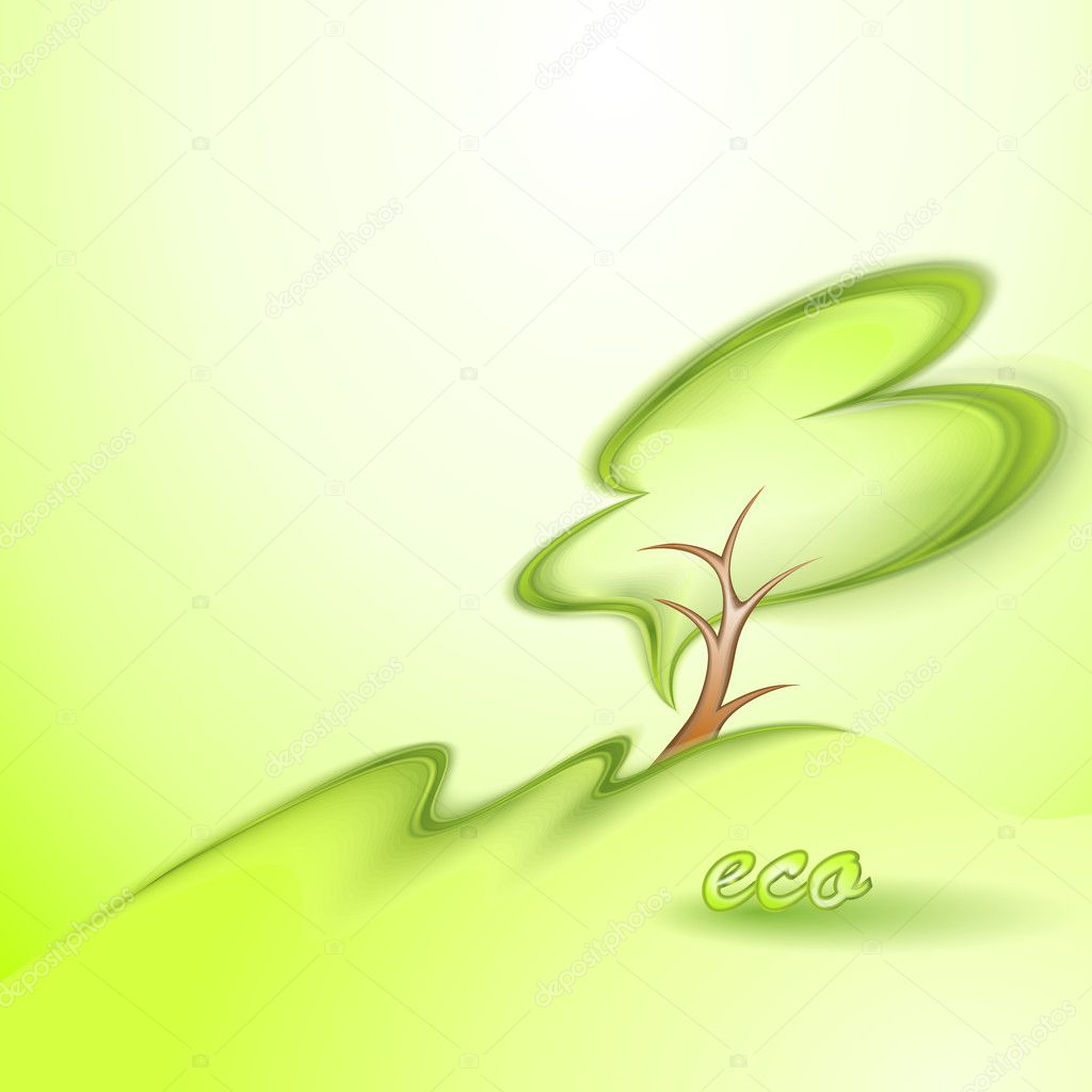 Abstract green tree Stock Vector Image by ©Valenty #31524577