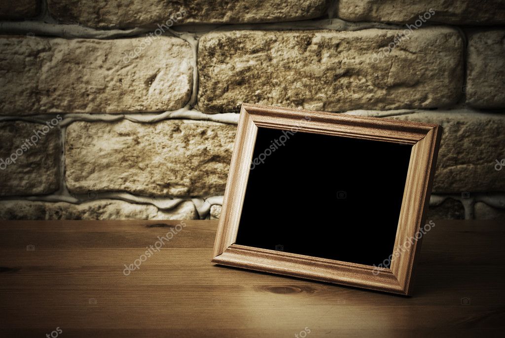 Old photo frame — Stock Photo © avlntn #21657231