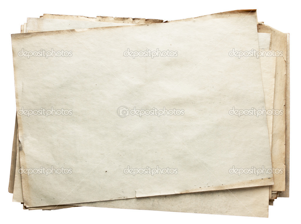 Stack of old papers — Stock Photo © avlntn #22040705