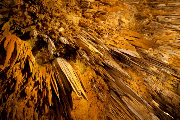 Cave stalactites and stalagmites formations limestone caves — Stock ...