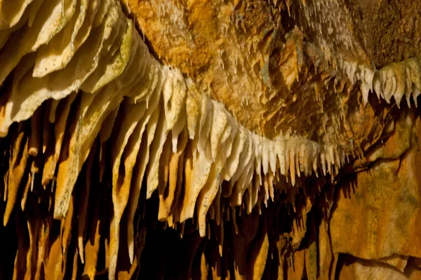 Cave stalactites and stalagmites formations limestone caves Stock Photo ...