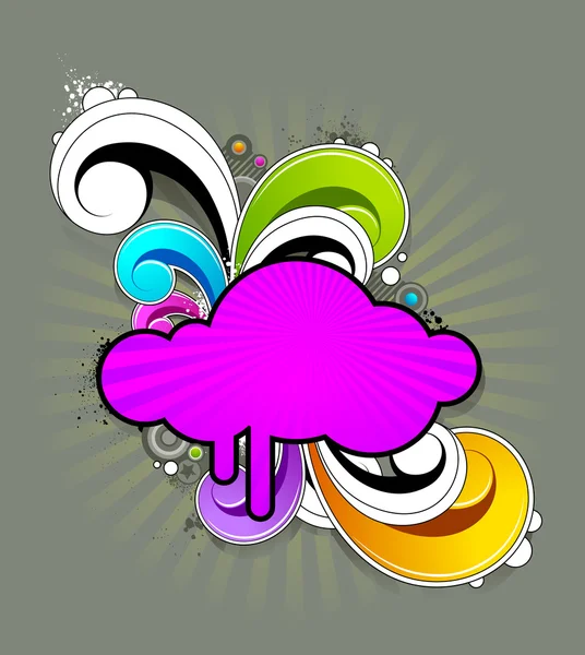 Funky cloud Stock Vector Image by ©milinz #1790982