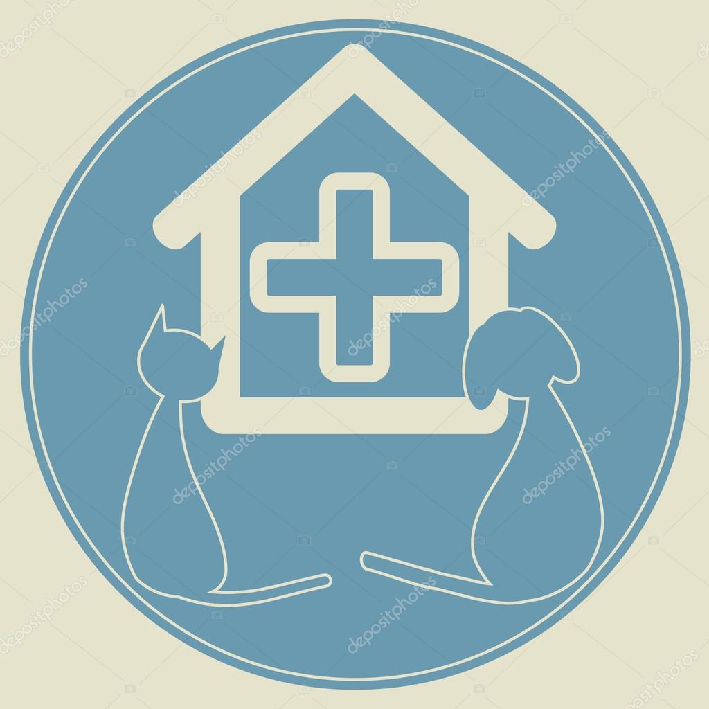 Veterinary sign with cross Stock Vector Image by ©fotodddelli #12827250