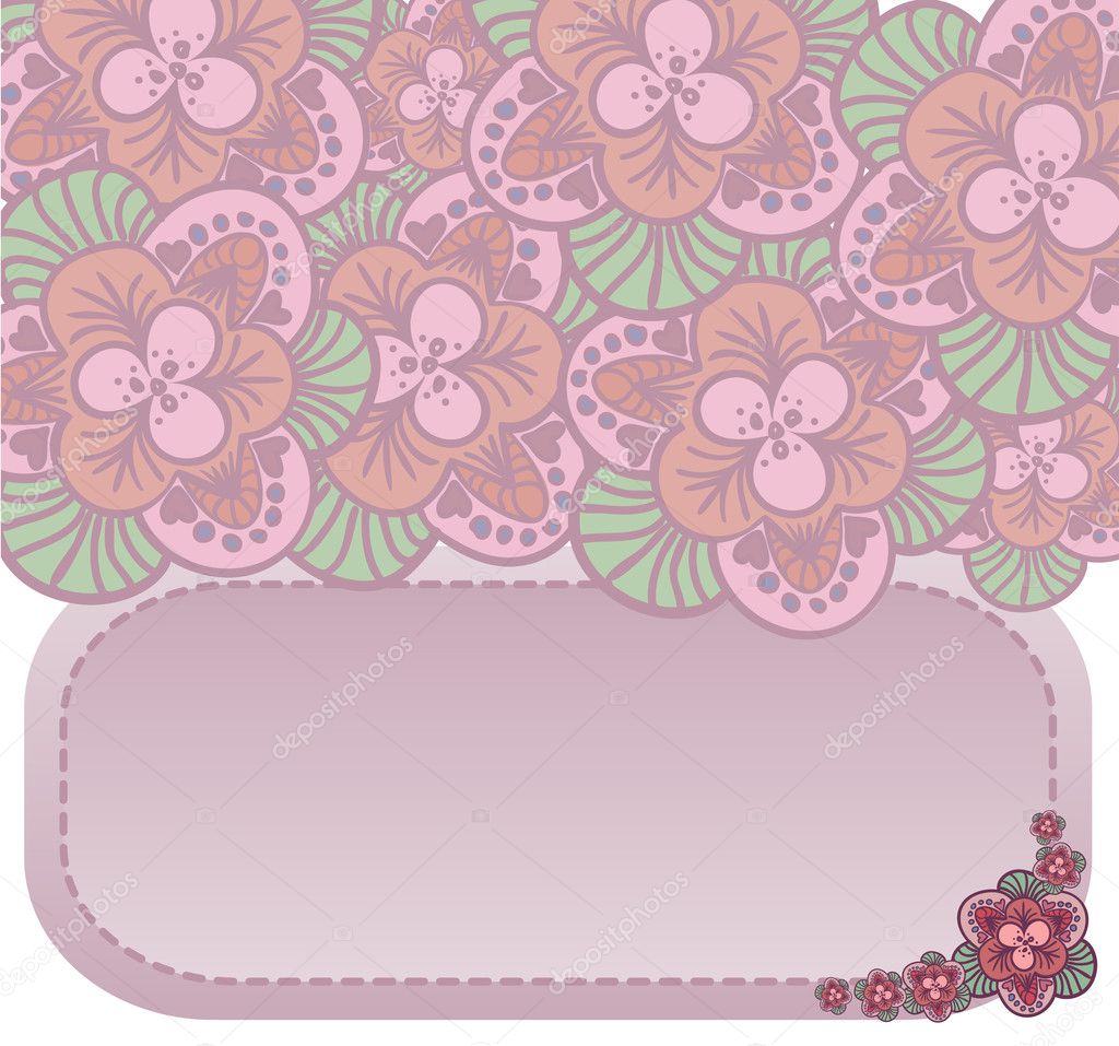 Marco rosa Vector de stock #30713903 de ©Needle