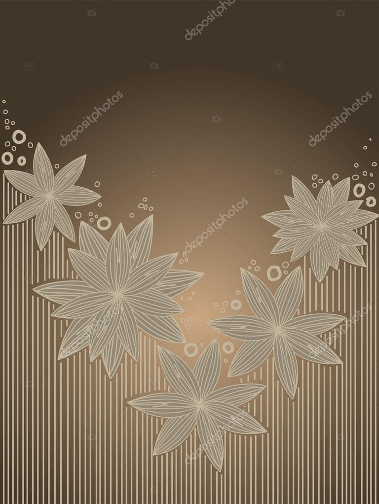 Vertical background with flowers Stock Vector by ©Needle 31020279