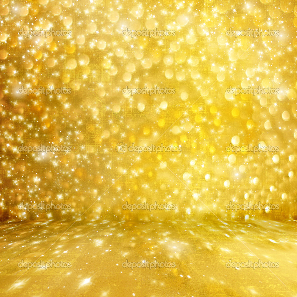 abstrait fond doré avec effet bokeh pour la conception — Photographie ...