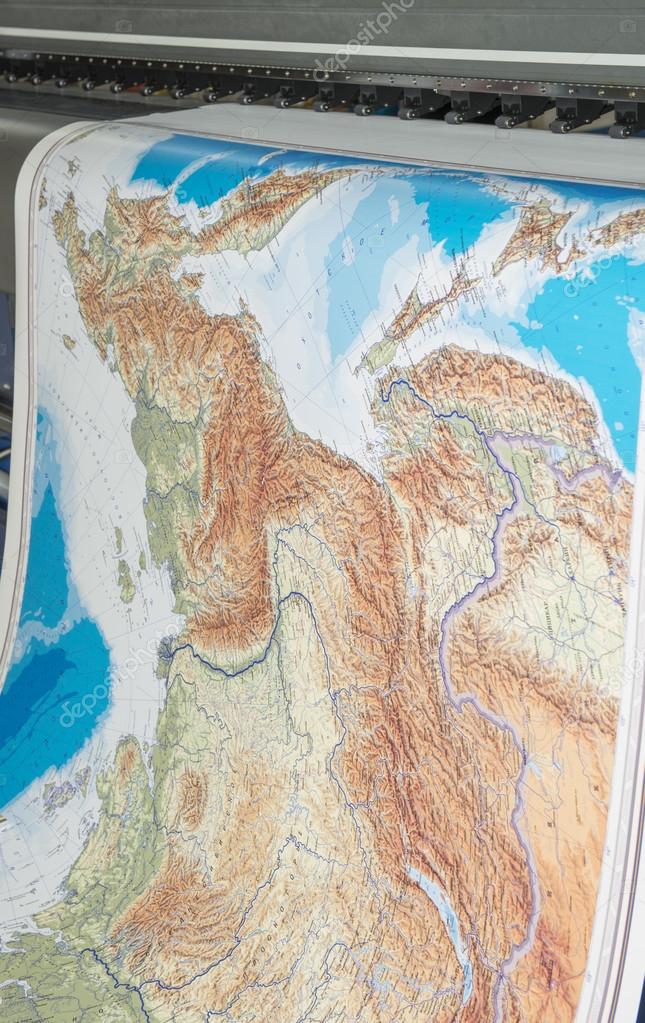 Plotter plotting map Stock Photo by ©Alenmax 34551497