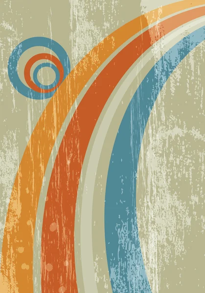 Retro lines - grunge stripe background Stock Vector Image by ©doozie ...