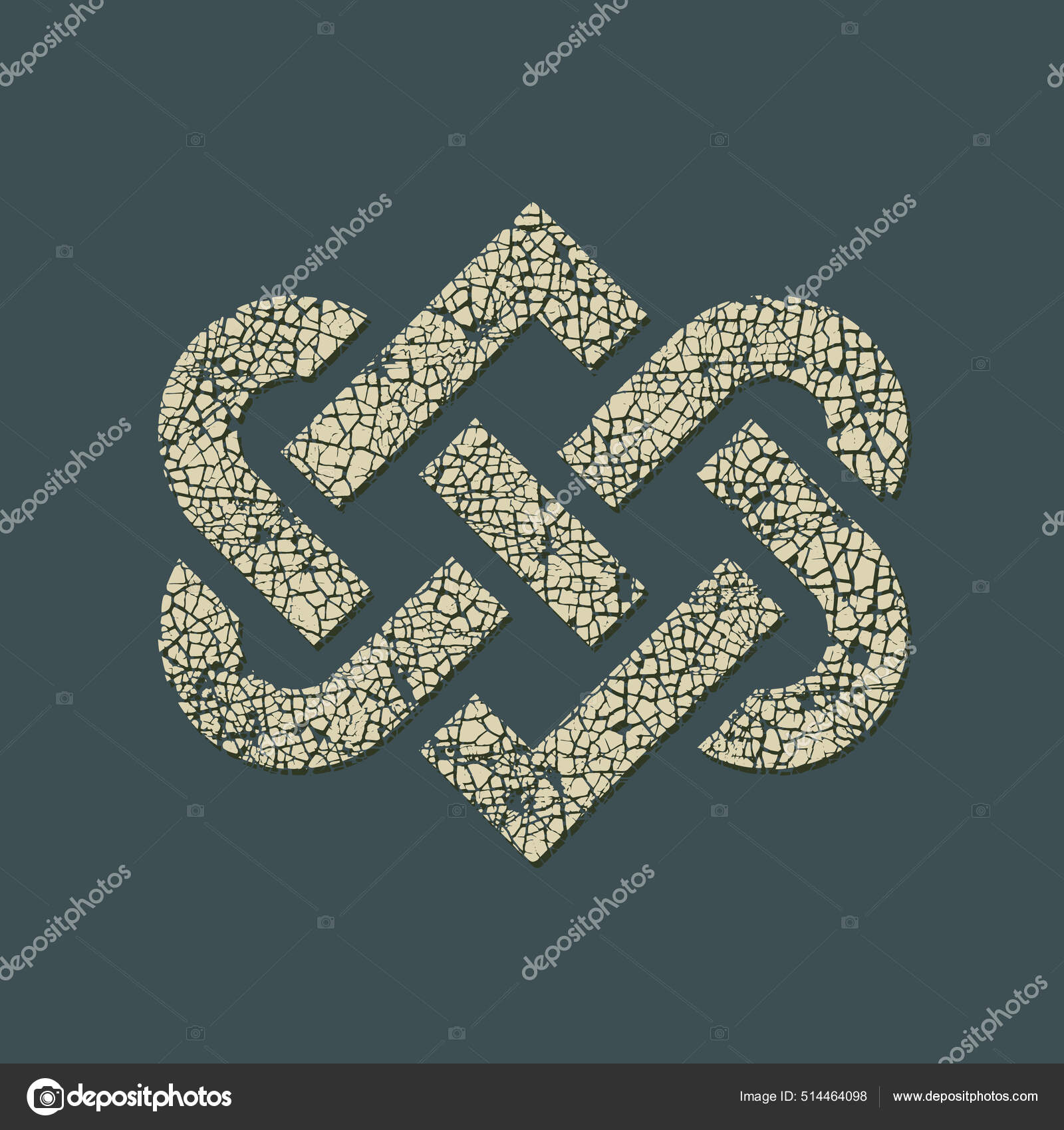 Love Symbol Celtic Knot Decoration Vector Illustration Stock Vector by ...