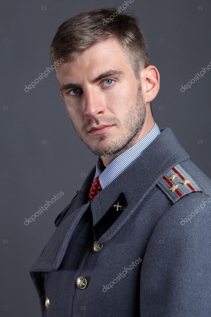 Russian military officer — Stock Photo © arkusha #13543667