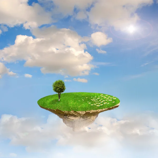 Flying island. Stock Photo by ©tolokonov 56623721