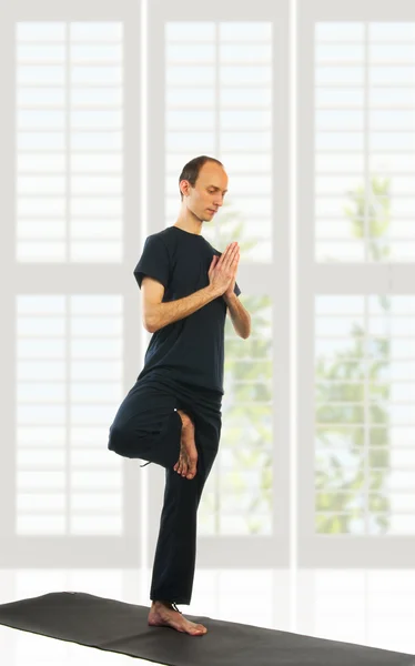 Hombre guapo en Vajrasana Pose: fotografía de stock © nanka-photo ...