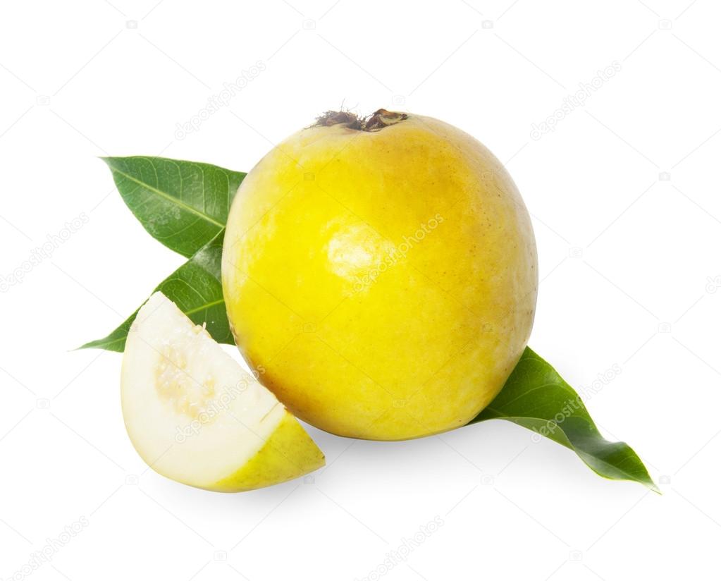 Fresh yellow guava fruit — Stock Photo © nanka-photo #36518045