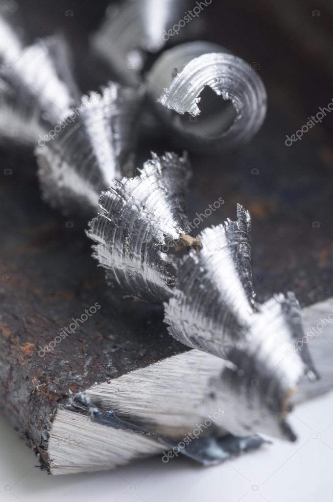 Metal shavings and metal texture Stock Photo by ©nanka-photo 37973991