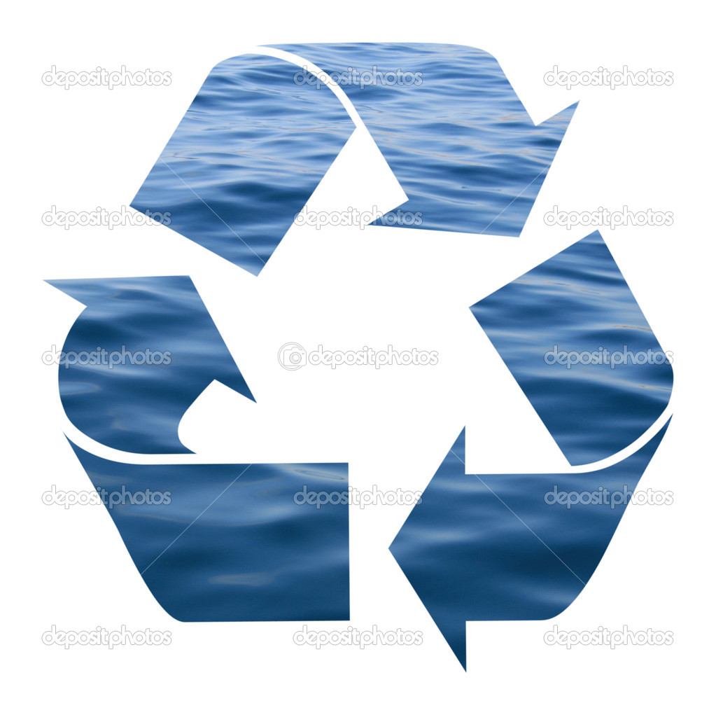 Recycle symbol made from clouds isolated — Stock Photo © WebStudio24h ...