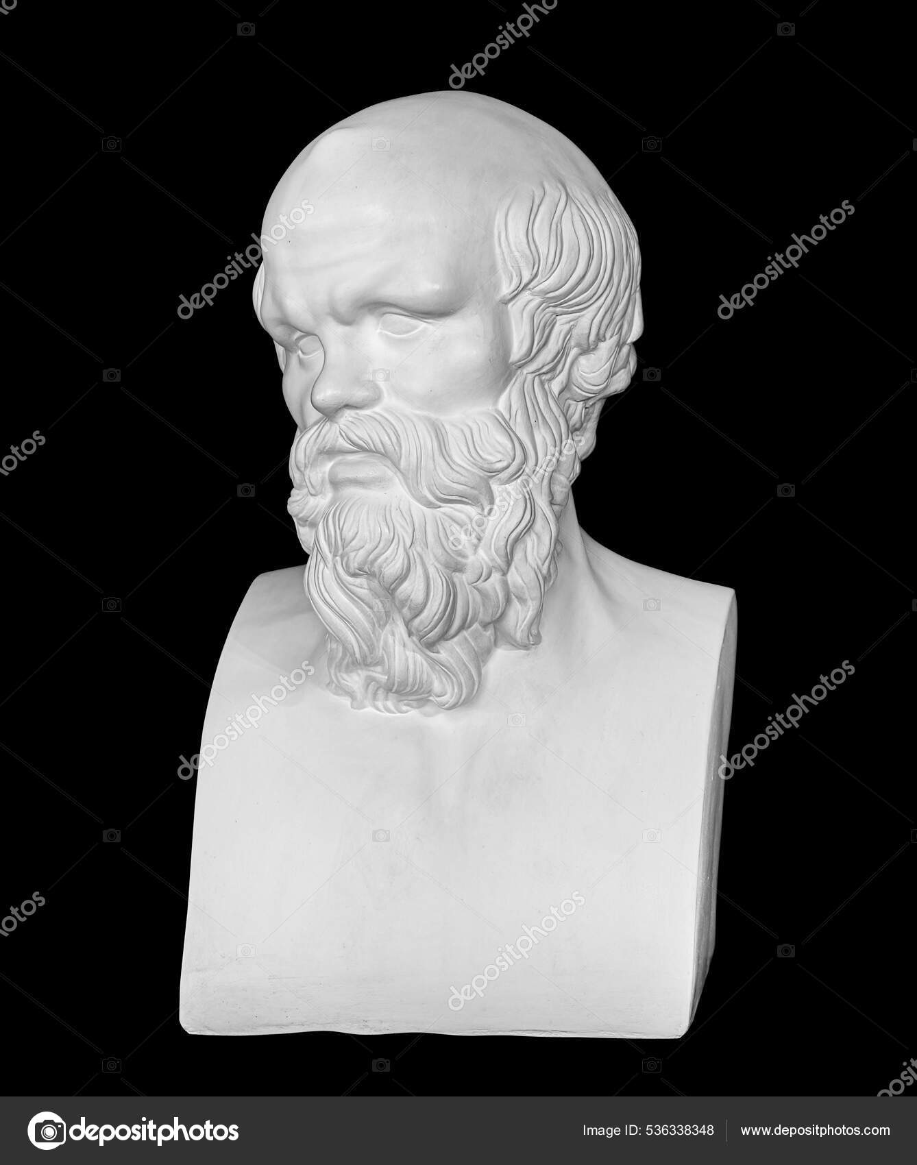 Socrates Head Statue