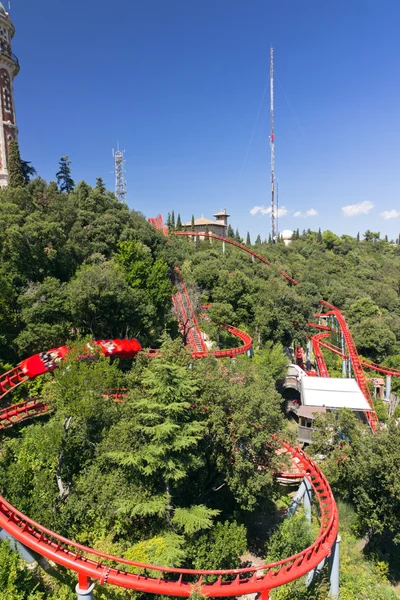Roller coaster. Tibidabo. Barcelona. — Stock Photo © fotoall #36052839