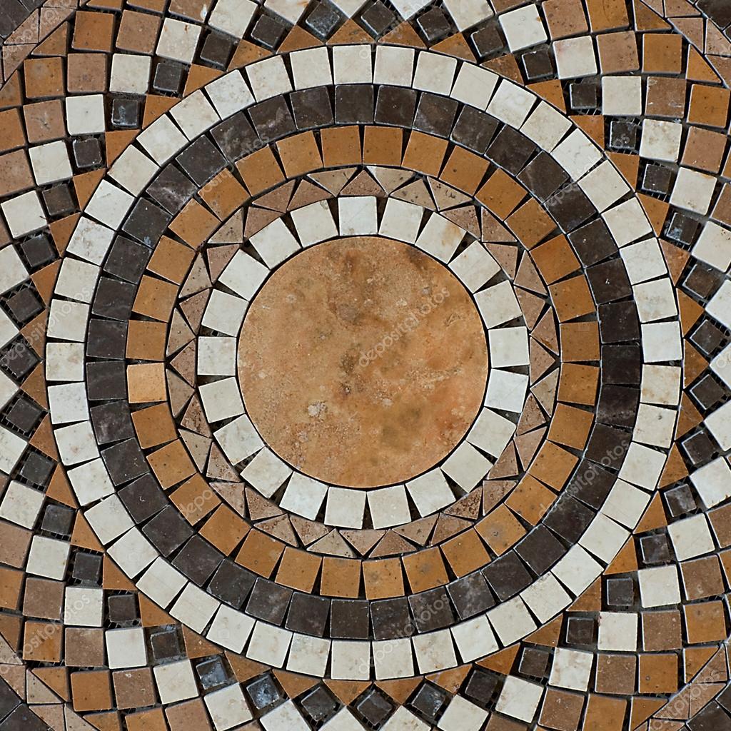 Mosaic circle floor Stock Photo by ©fotoall 27829561
