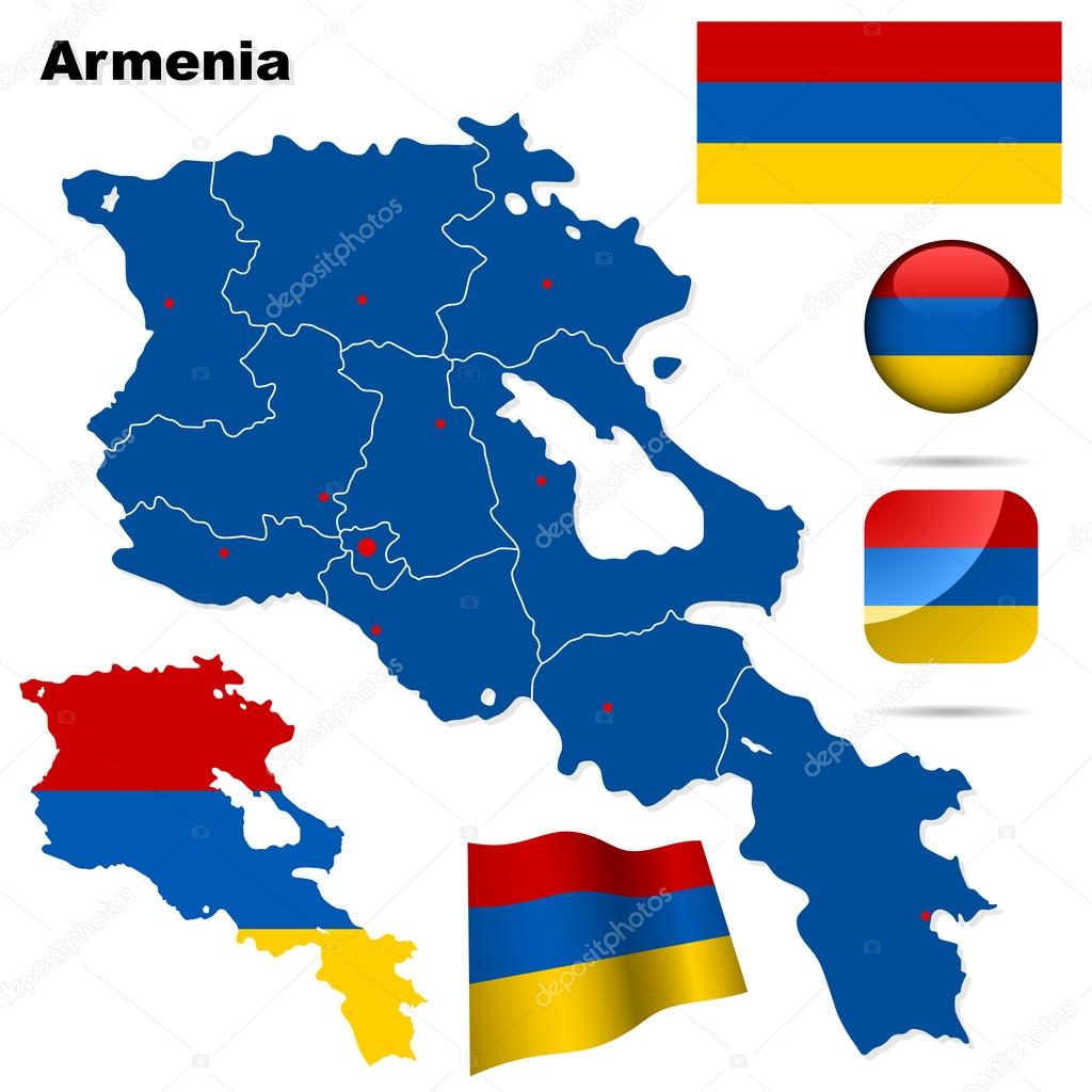 Armenia vector set. Stock Vector by ©tuulijumala 19023579