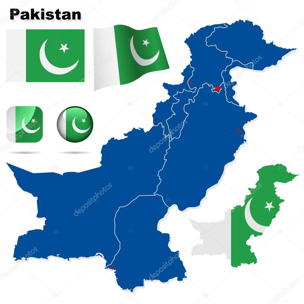 Pakistan vector set. Stock Vector Image by ©tuulijumala #19023601