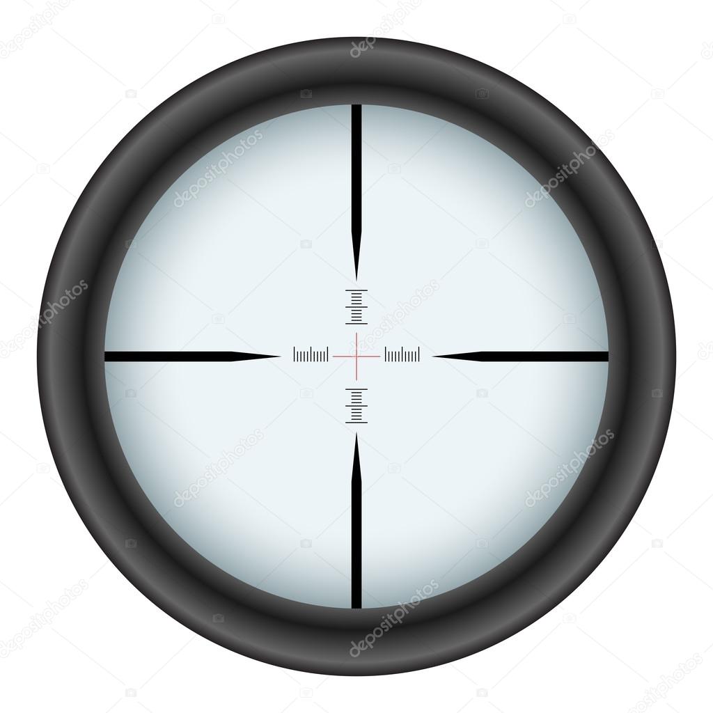 Rifle scope crosshair Stock Vector Image by ©tuulijumala #29996579