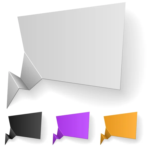 Blank white stickers Stock Vector Image by ©tuulijumala #2832684