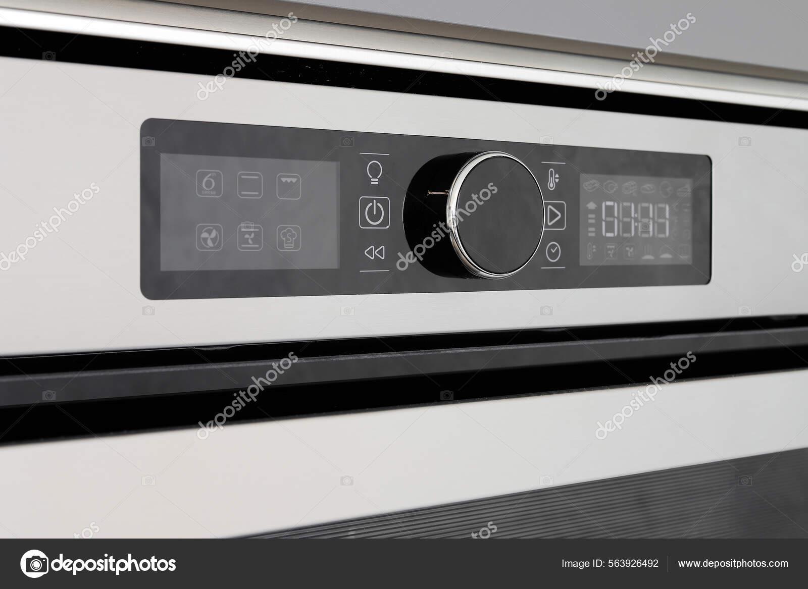 Modern Touch Panel Electric Oven Stock Photo by ©Viktor4ik 563926492