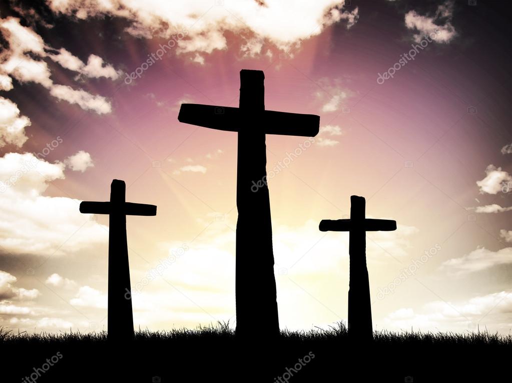 Three cross — Stock Photo © Olegkalina #49268863