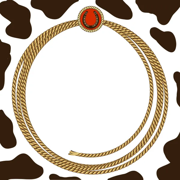 Soga vaquero imágenes de stock de arte vectorial | Depositphotos