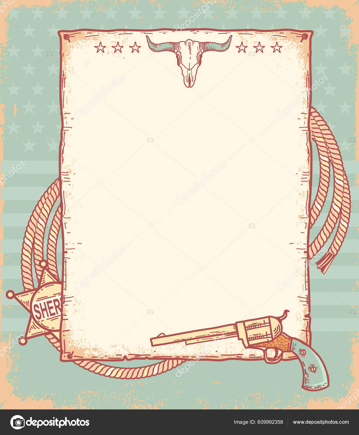 Western Backdrop Poster