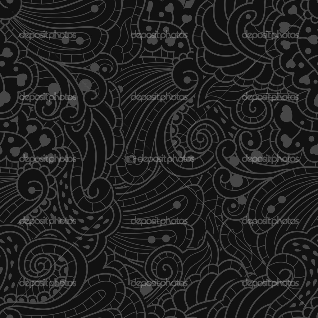 Vector seamless texture background with abstract flowers Stock Vector ...