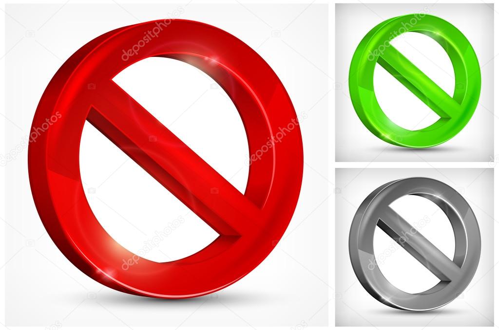 Cercle barré rouge — Image vectorielle creatOR76 © #24318287