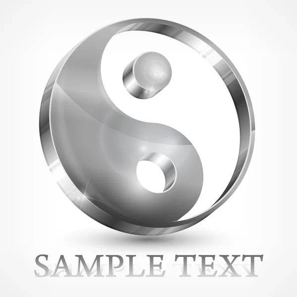 Flaming symbol of yin and yang on black background. Sign of chinese ...