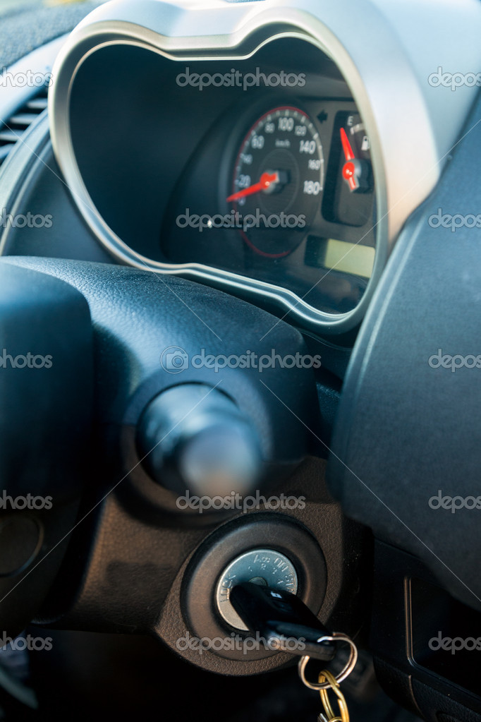 Key in ignition lock Stock Photo by ©natulrich 14104610