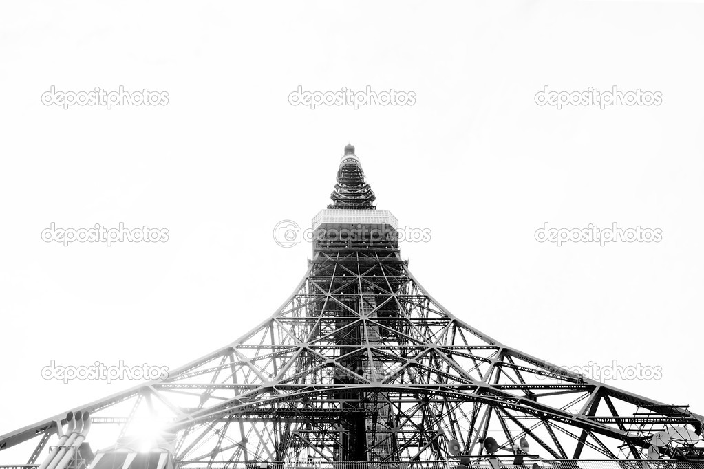 El hito icónico, Tokyo Tower, en Tokio, Japón 2024